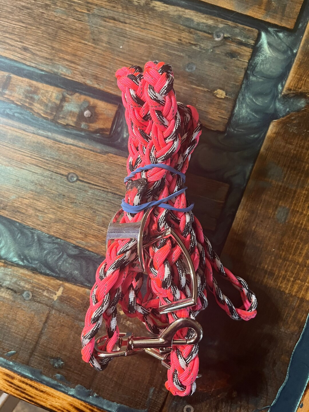 Hot Pink, Black/white Reins - Etsy