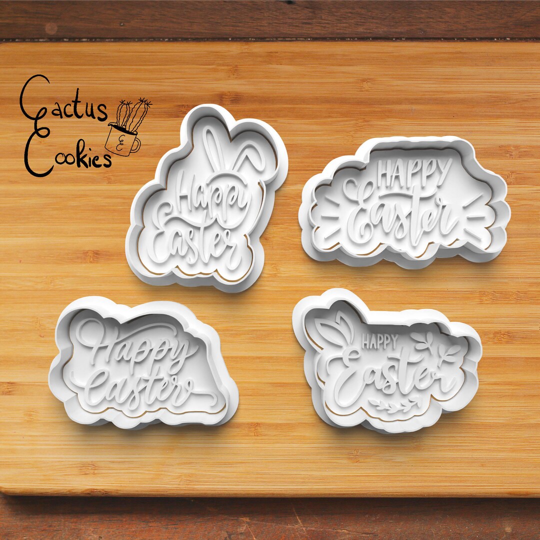 Happy Easter Cookie Cutter - Etsy