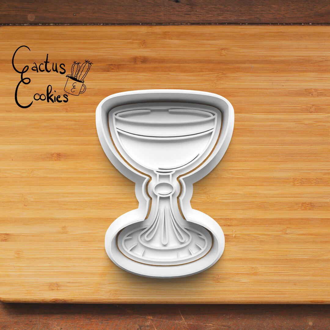 Chalice Cookie Cutter With Stamp - Etsy