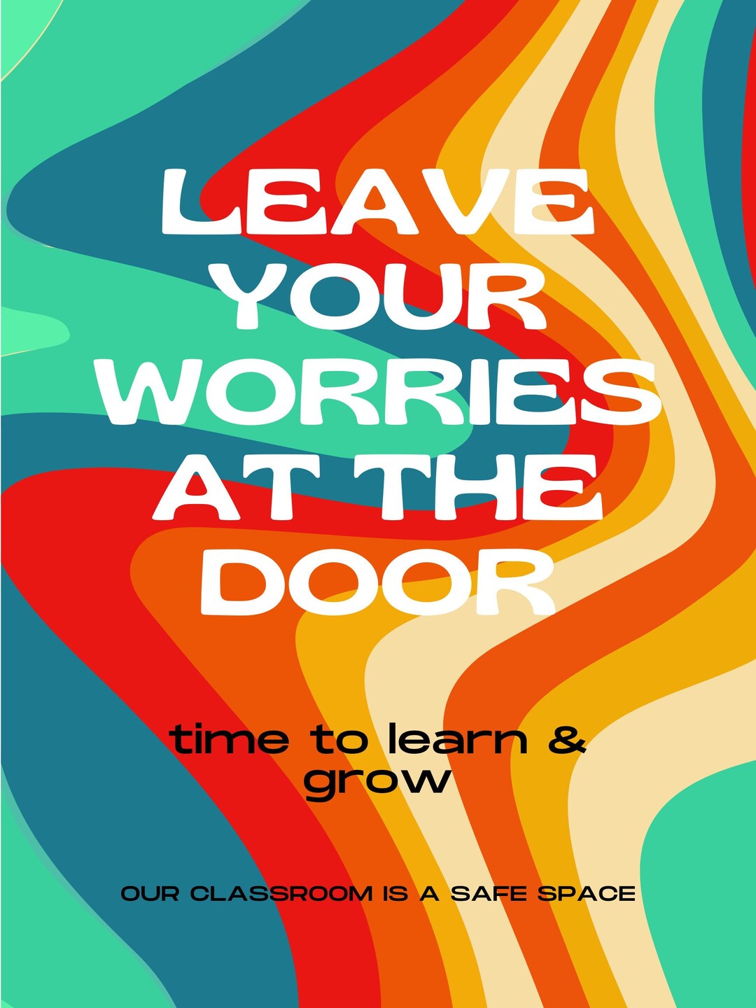 Groovy Classroom Posters - Etsy