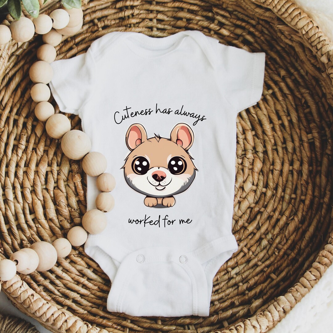 Cuteness Always Works Png Cute Png Baby Onesie Png - Etsy