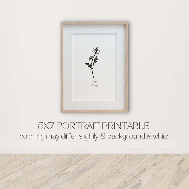 April Flower Baby Loss, Sympathy Digital Print Miscarriage, Stillbirth ...