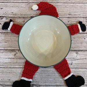 Festive Santa Pot Holder - Etsy