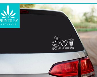 Cold Brew Decal - Etsy