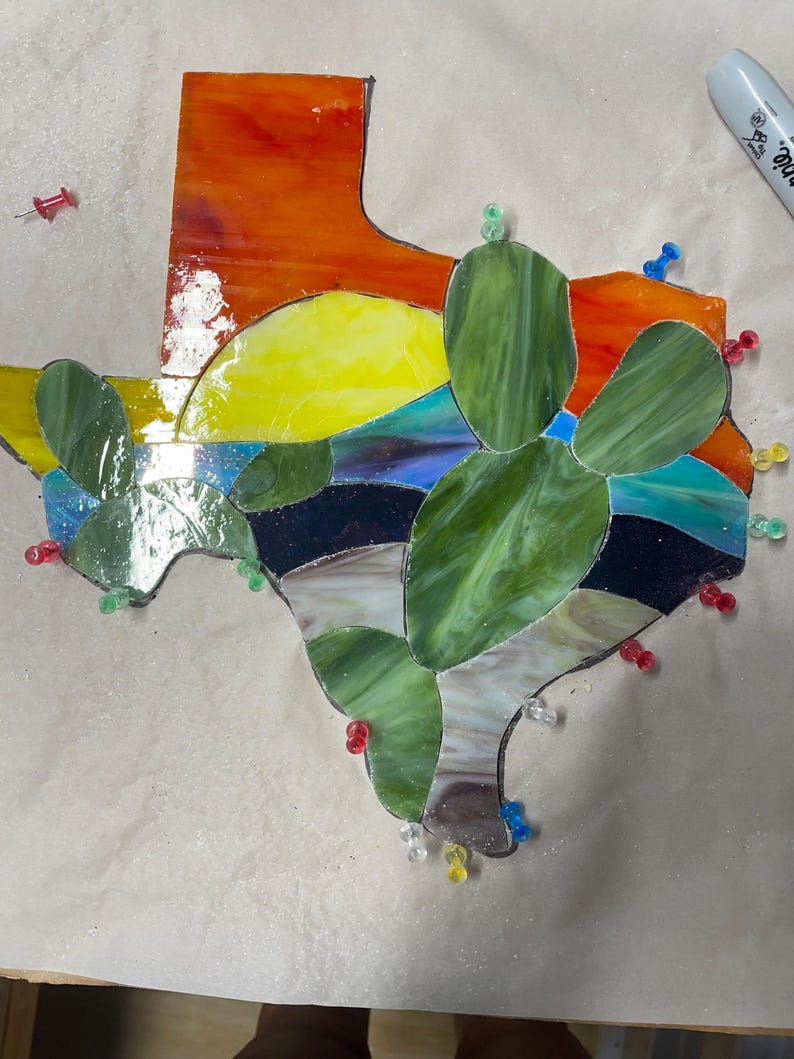 My Texas Series, Texas, Yellow Rose, Southwest Texas Cactus, Shiner ...