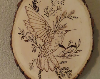 Wood Hummingbird - Etsy