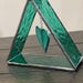 Stained Glass Triangle Prisms Sun Catchers With Charms - Etsy