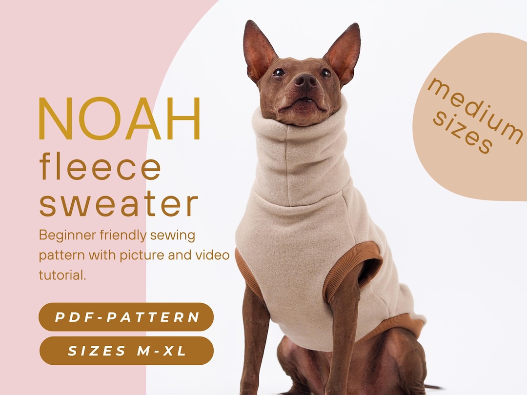 DOWNLOAD SEWING PATTERN / Noah-sweater for Your Dog, Pdf Sewing Pattern ...