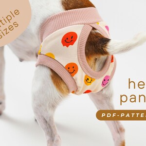 DOWLOAD SEWING PATTERN / Heat Pants for Your Dog Pdf Sewing - Etsy