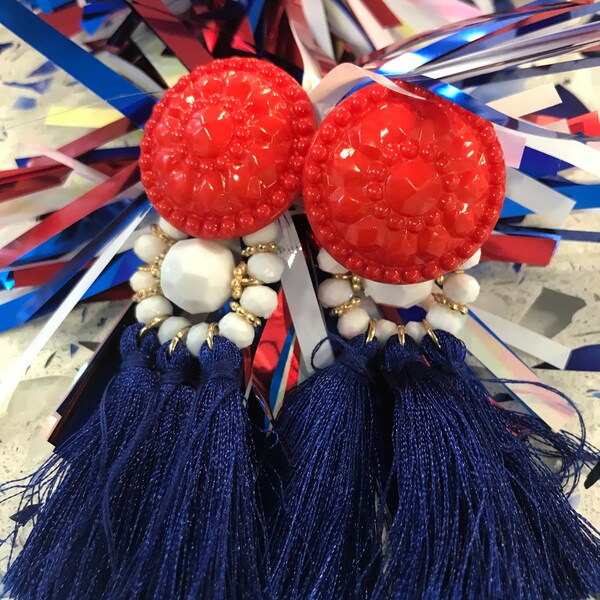 American Flag Tassel - Etsy