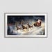 Vintage Santa and Reindeer Samsung Frame TV Art (digital Download) - Etsy