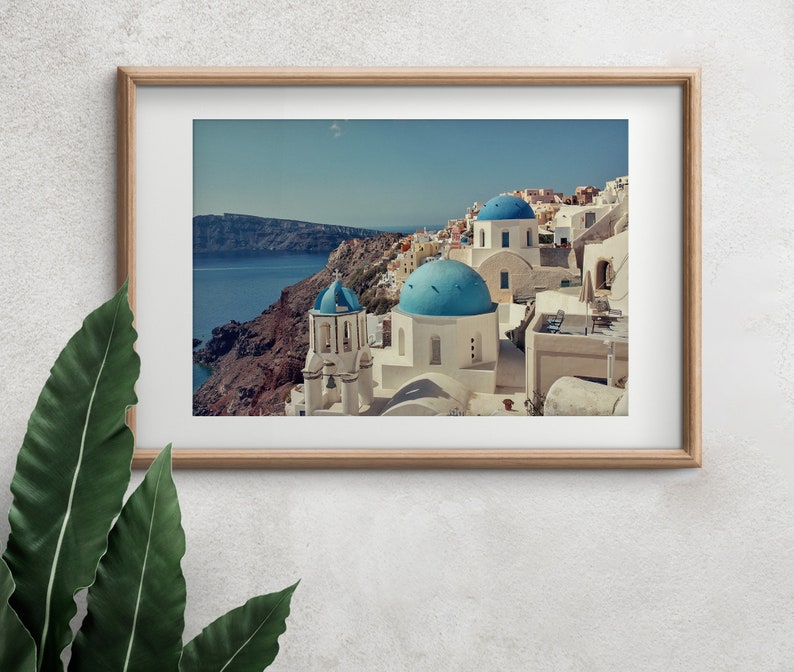 Santorini Wall Art, Greece Print, Santorini Print, Greece Wall Art ...