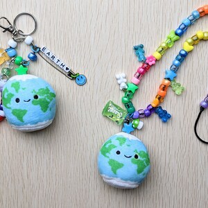 Alien Space Squish Plush Kandi Keychain or Necklace - Etsy