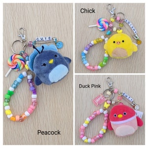 Squishmallow Plush Keychains Birds, Butterflies & Bugs - Etsy