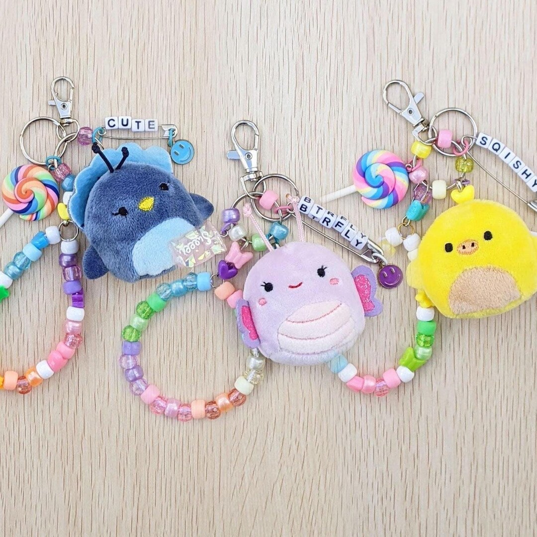 Squishmallow Plush Keychains Birds, Butterflies & Bugs - Etsy