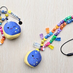 Alien Space Squish Plush Kandi Keychain or Necklace - Etsy