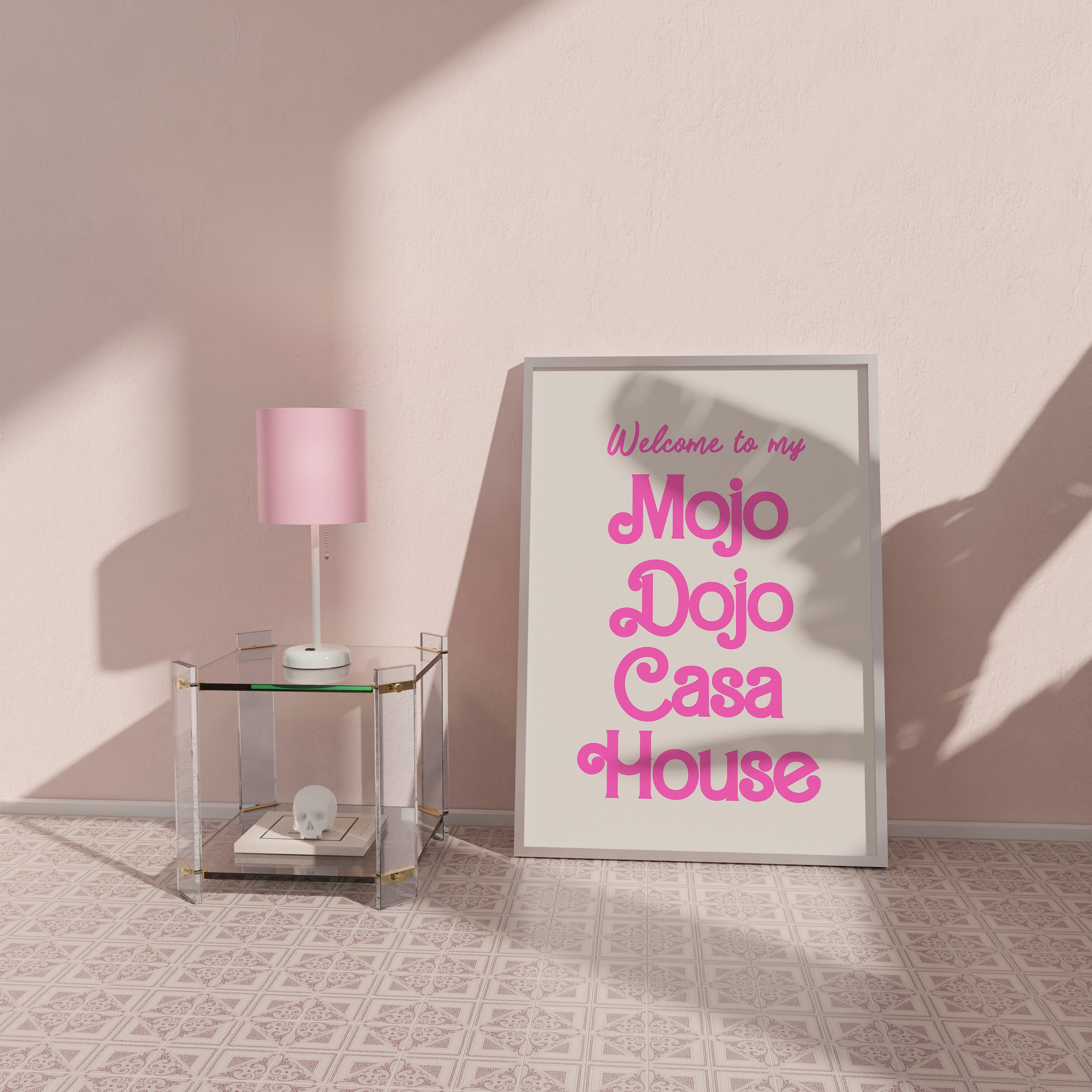 Mojo Dojo Casa House Barbie Poster | Ken Print | Aesthetic Pink Barbie ...