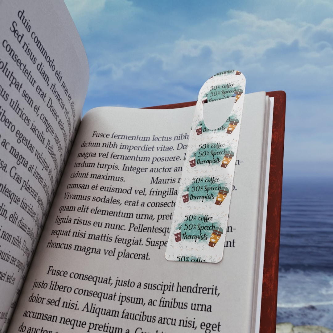 Speech Therapist Bookmark Speech Teacher Bookmark Bookmark - Etsy