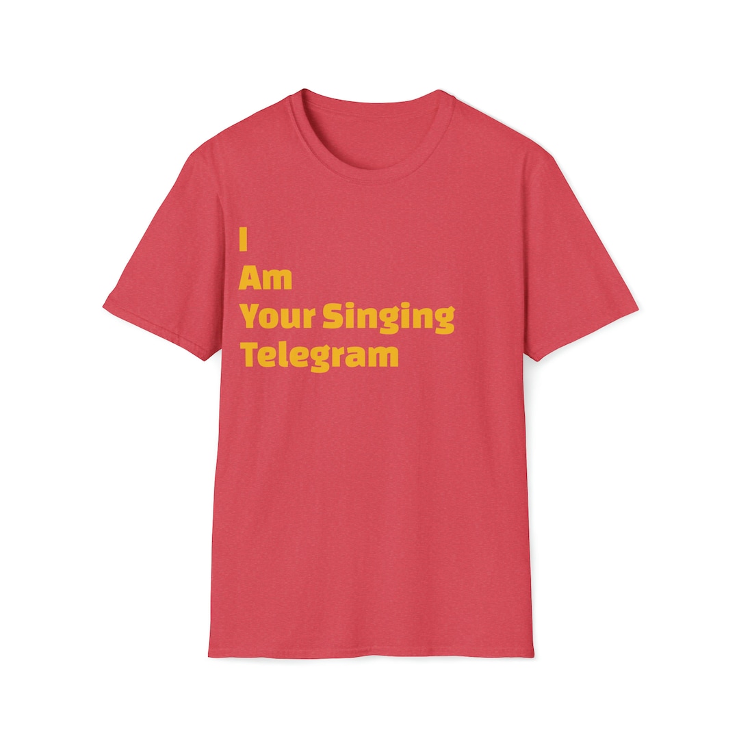 Clue I Am Your Singing Telegram, T-shirt - Etsy