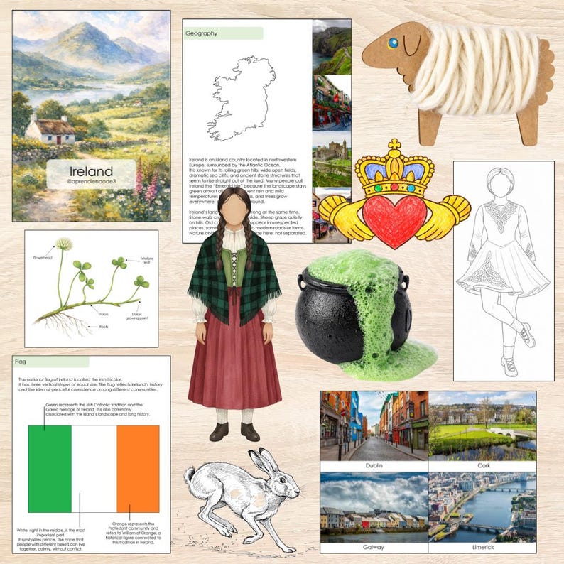 Ireland Unit Study for Kids | Hands-on Geography & Culture Activities ...