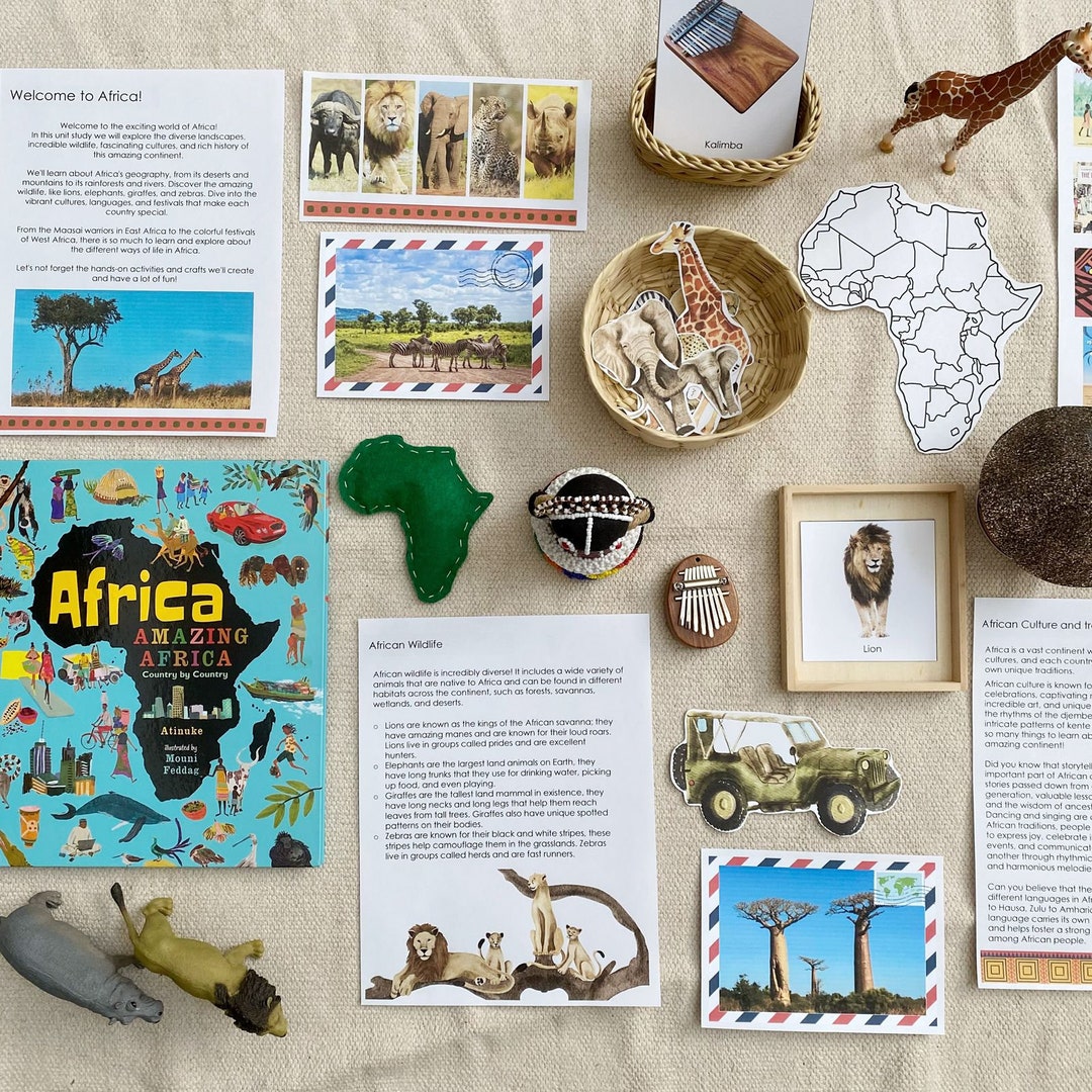 Africa - Unit Study (english) - Etsy