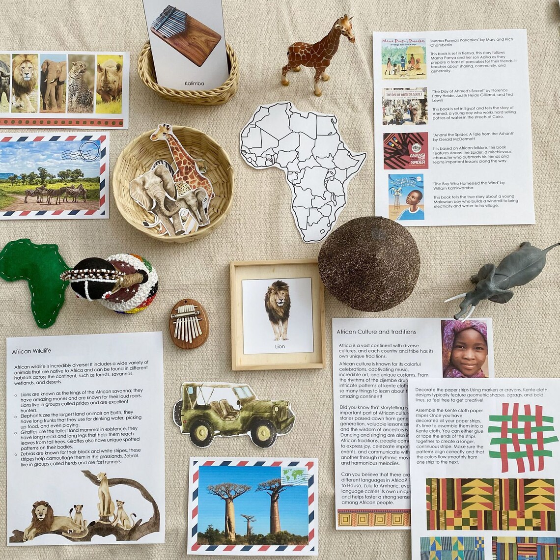 Africa - Unit Study (english) - Etsy