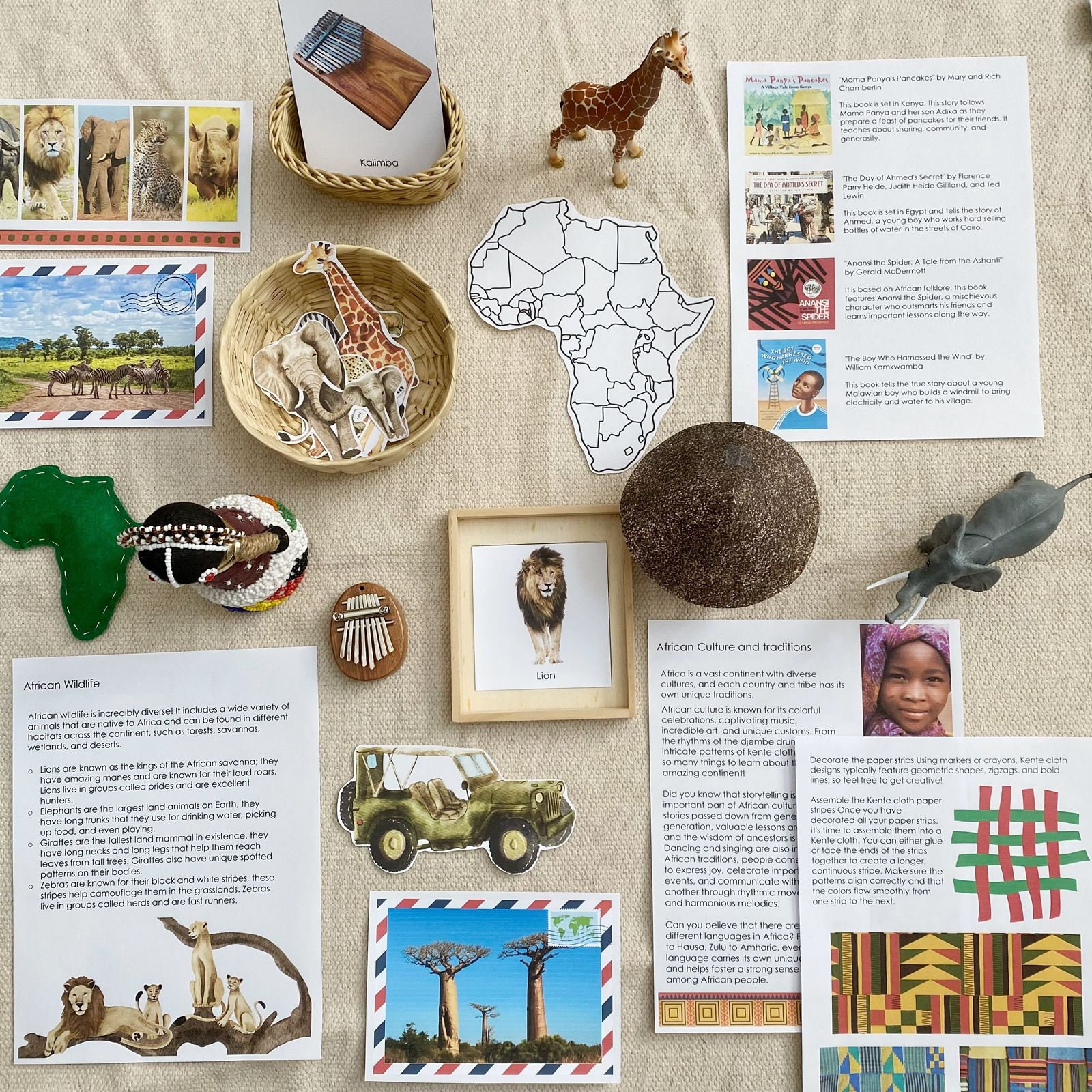 Africa - Unit Study (english) - Etsy