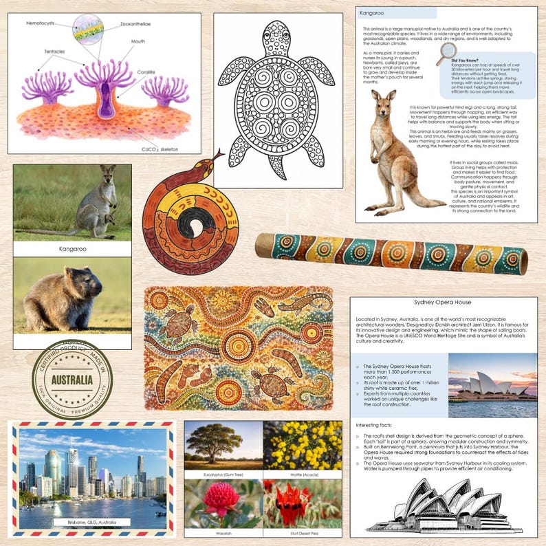 Australia Unit Study for Kids | Hands-on Geography & Culture Activities ...