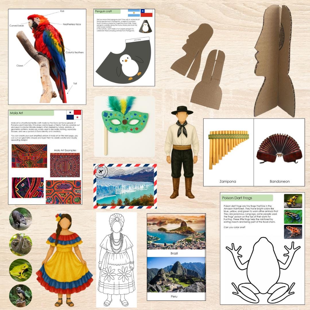 South America - Unit Study (english) - Etsy
