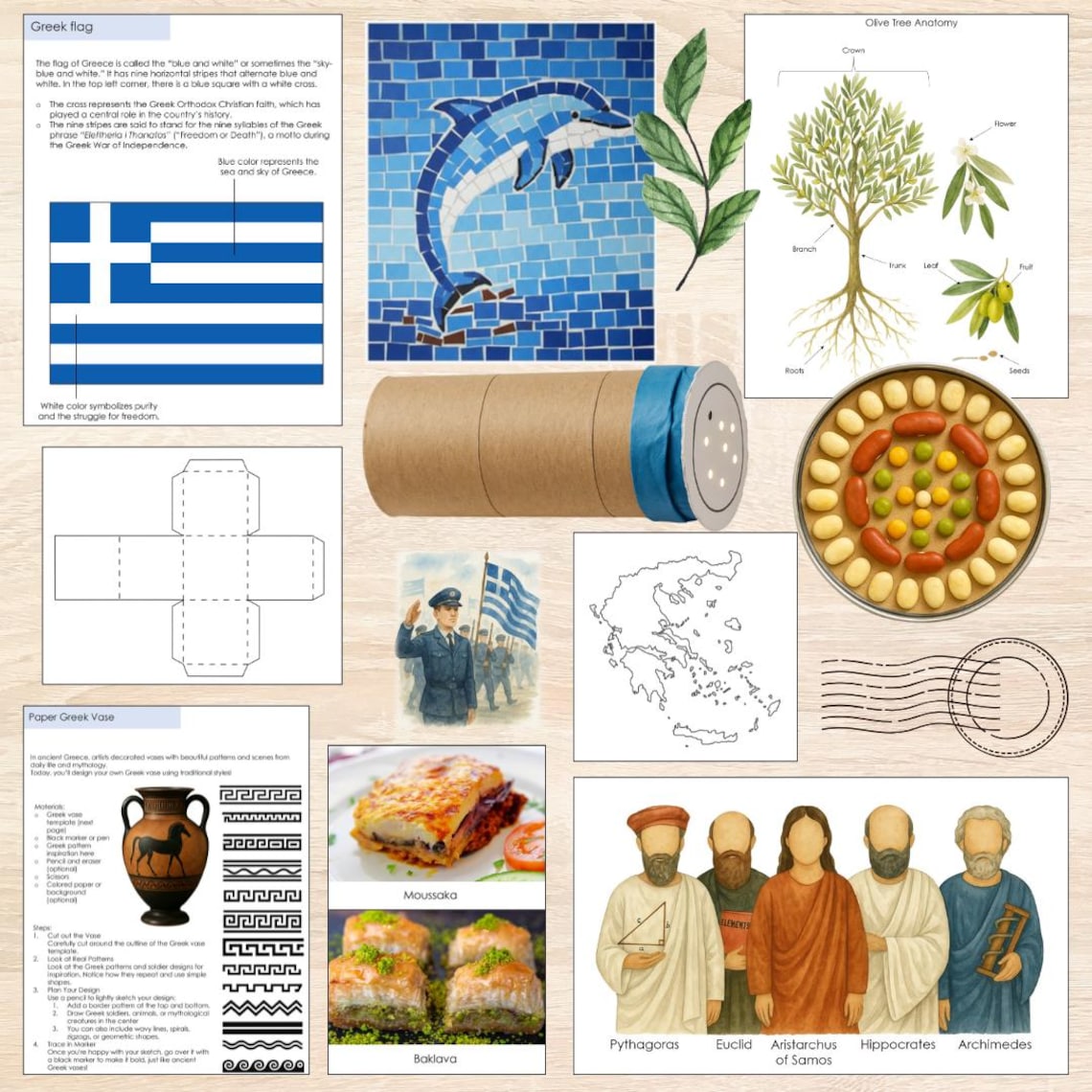 Greece Unit Study for Kids | Hands-on Geography & Culture Activities - Etsy