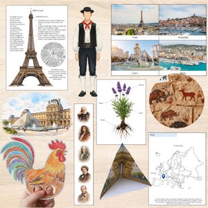 France Unit Study - English - Etsy
