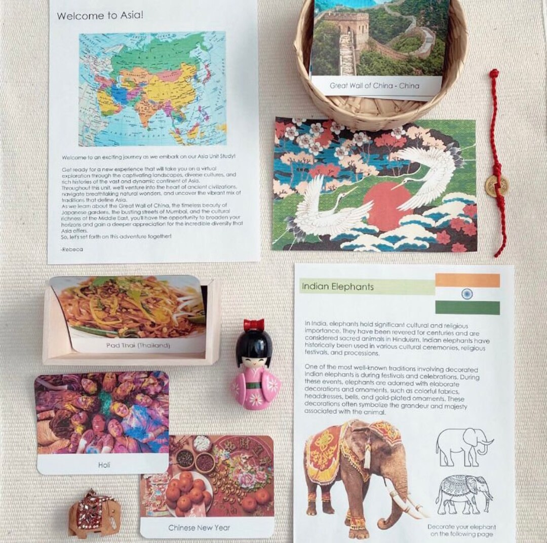 Asia Unit Study - English - Etsy