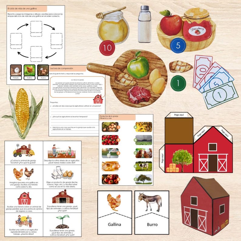 La Granja Unidad De Estudio (español) - Etsy