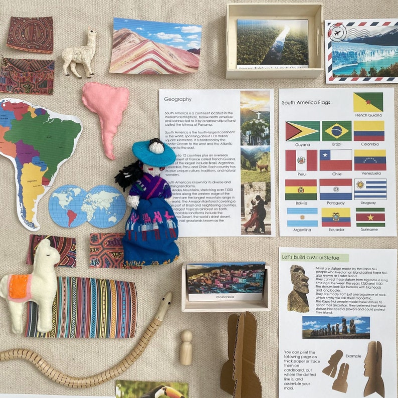 South America - Unit Study (english) - Etsy