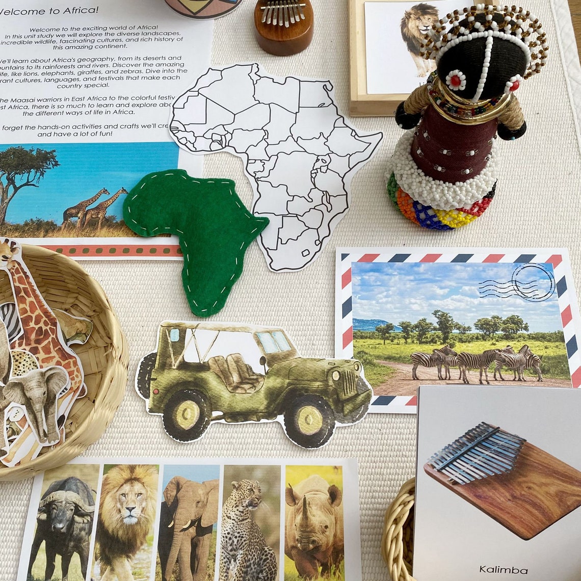 Africa - Unit Study (english) - Etsy