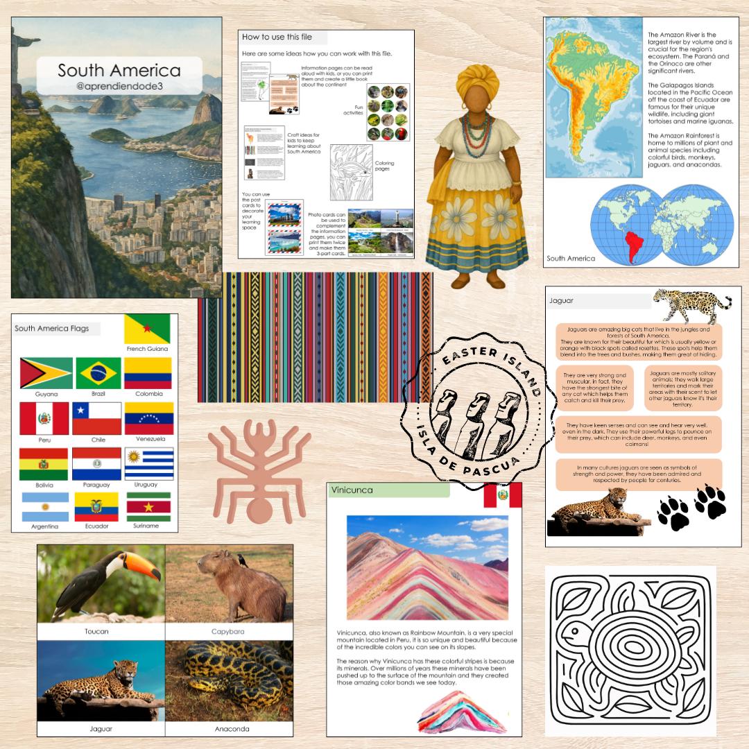 South America - Unit Study (english) - Etsy