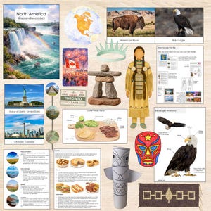 North America - Unit Study (english) - Etsy