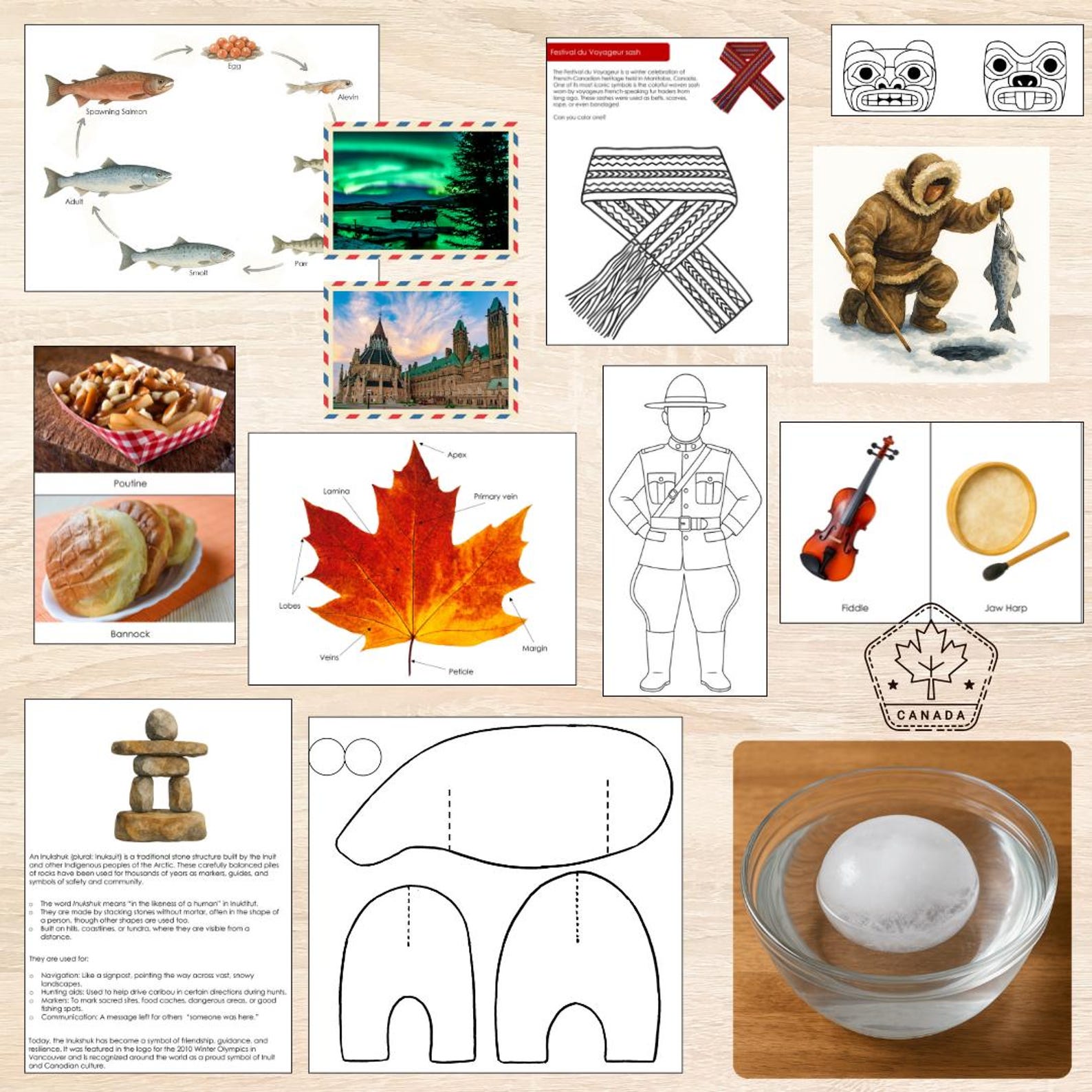 Canada Unit Study - English - Etsy