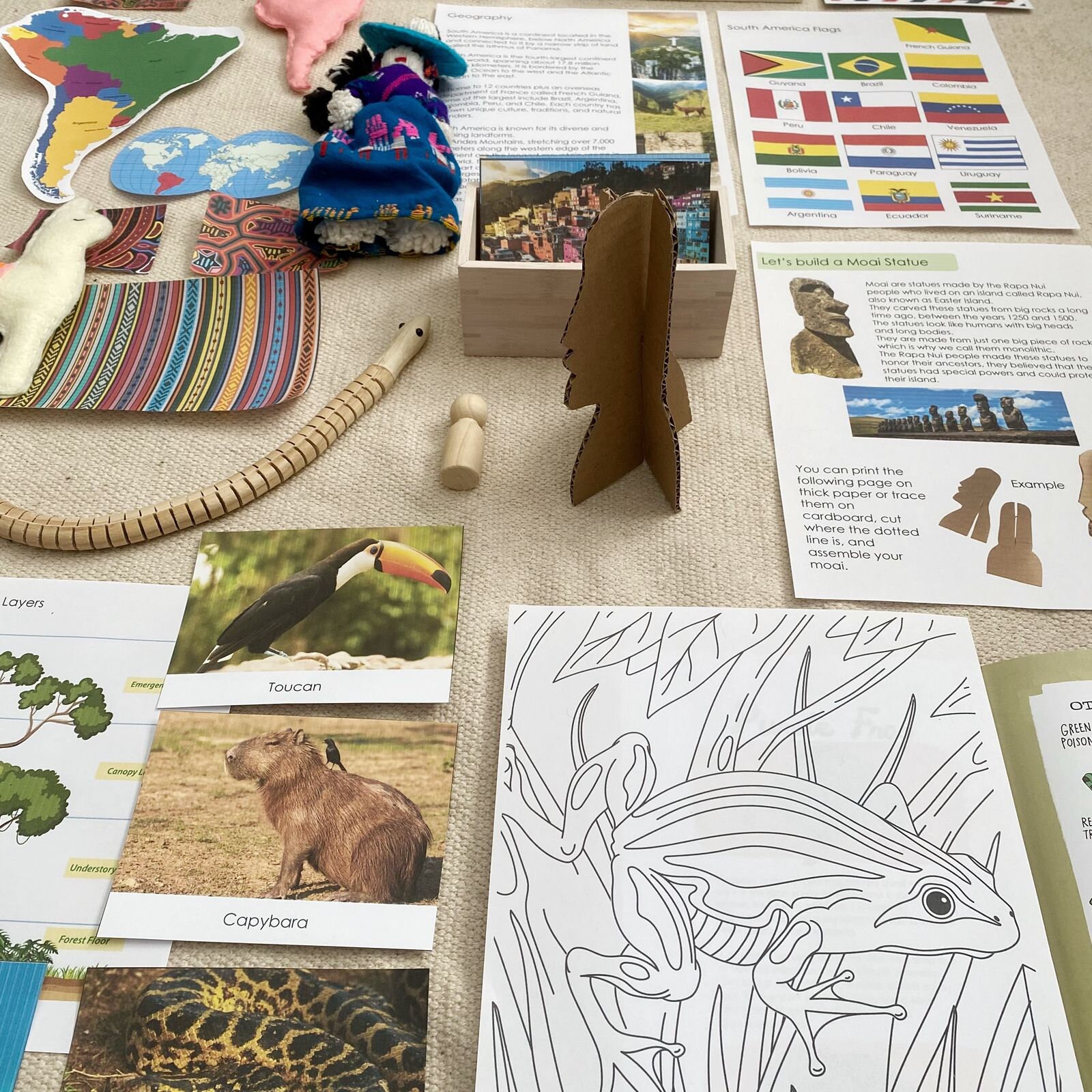 South America - Unit Study (english) - Etsy