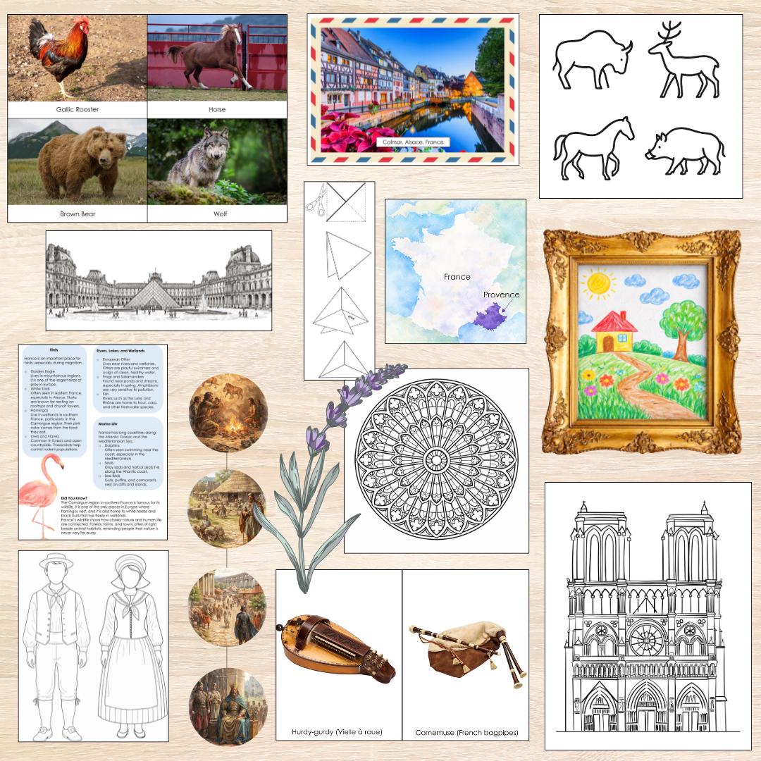 France Unit Study - English - Etsy