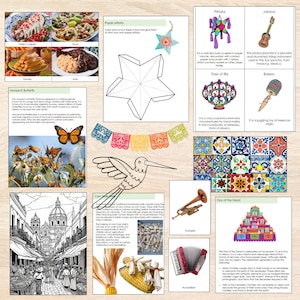Mexico Unit Study for Kids | Hands-on Geography & Culture Activities - Etsy