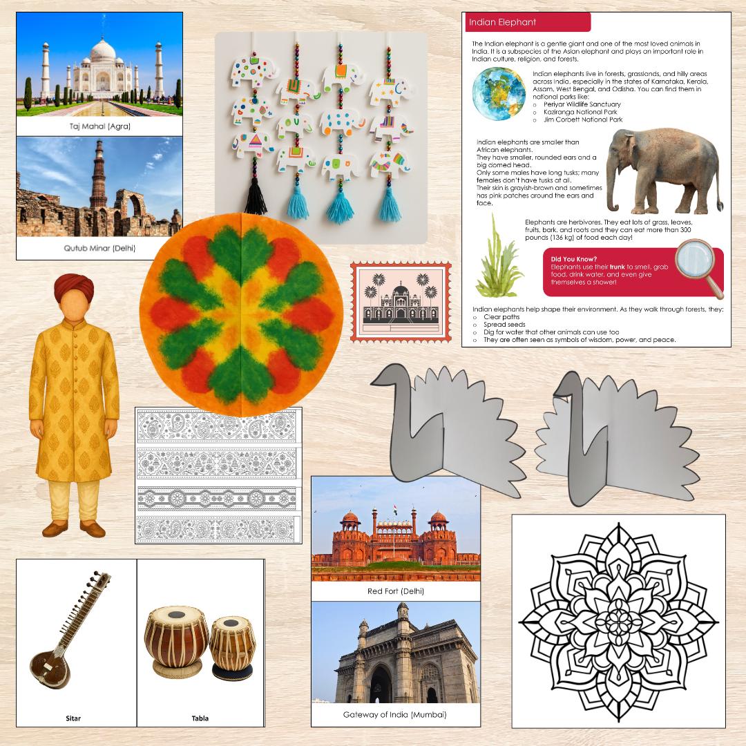 India Unit Study (english) - Etsy