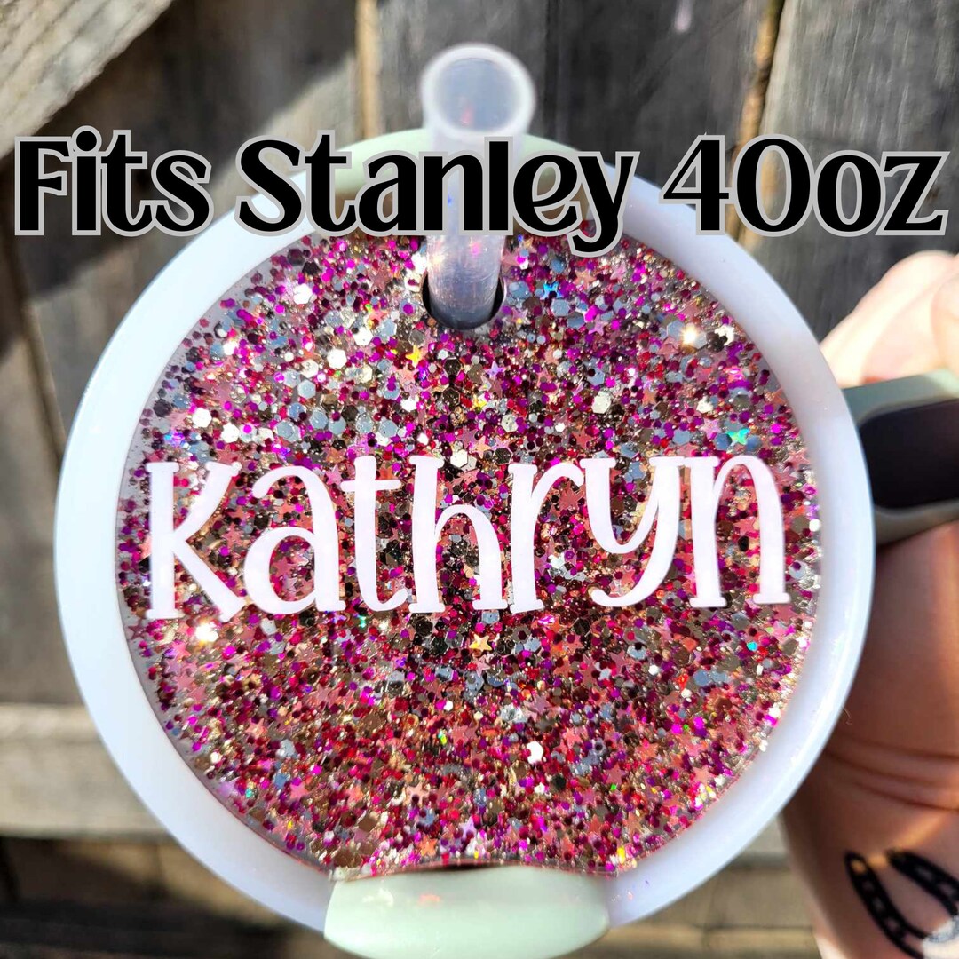 Glitter Tumbler Name Plate, Glitter Tumbler Nameplate, Tumbler Topper ...