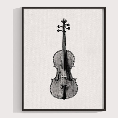Violin Patent Print Wall Art - Etsy