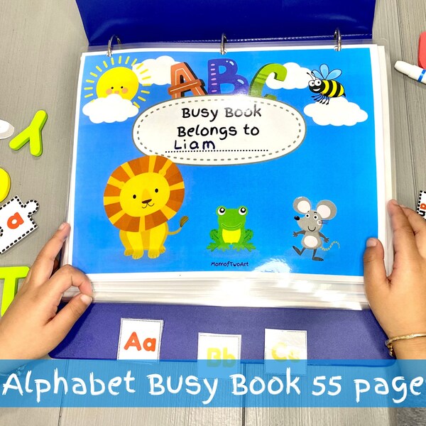 Abc Quiet Book - Etsy