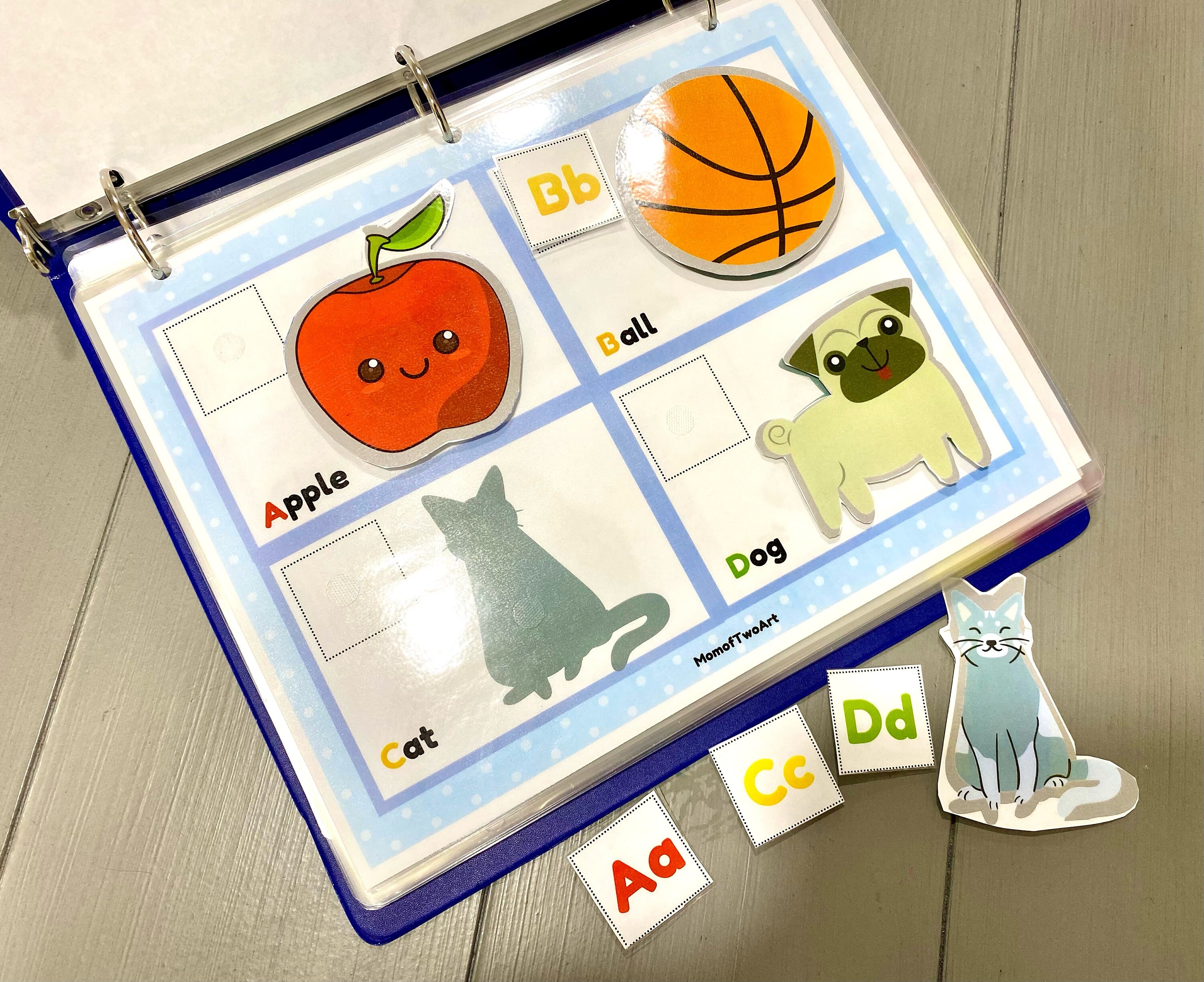 Alphabet Busy Book Printable ABC Quiet Book Toddler Busy Binder ...