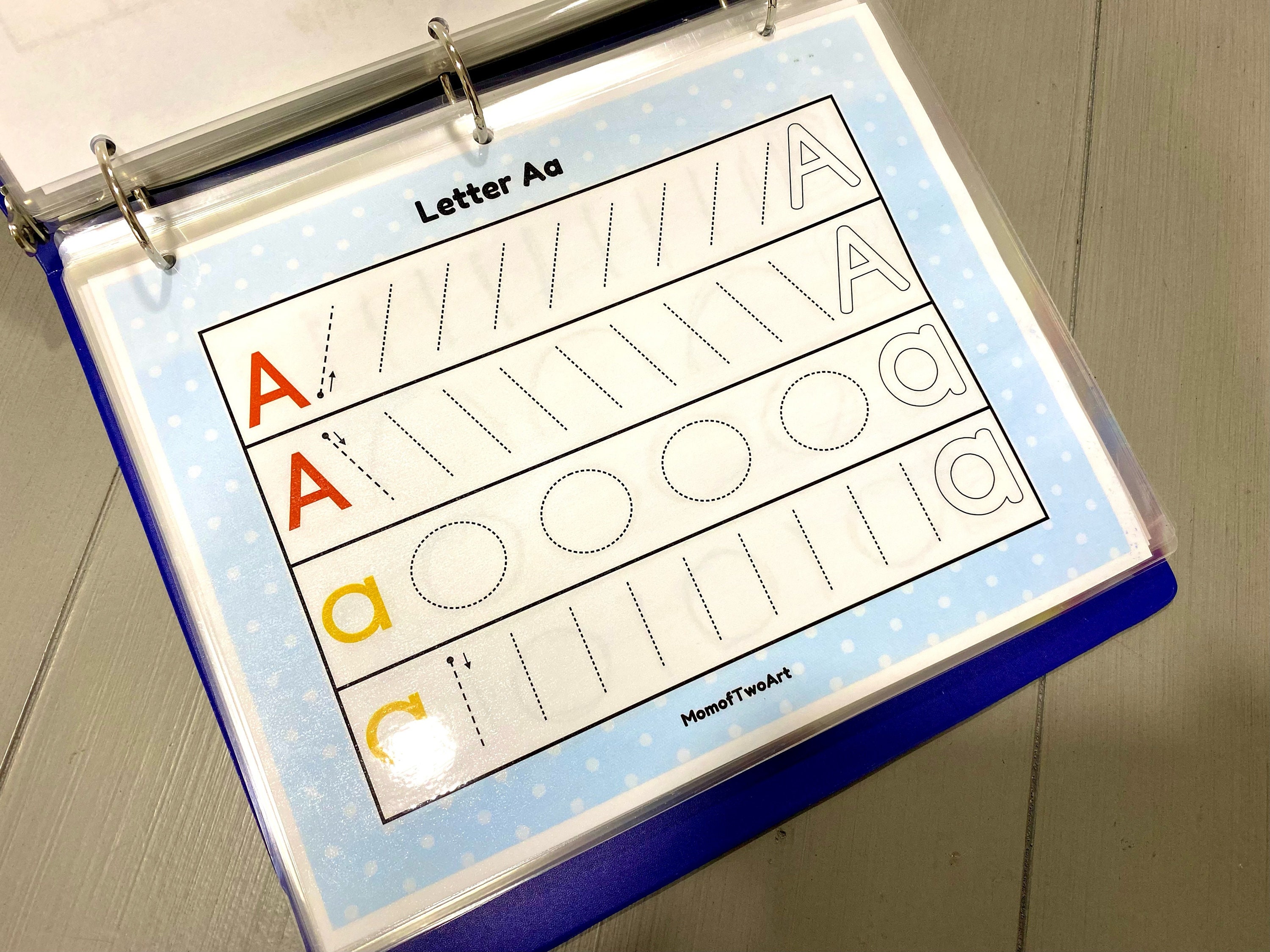 Alphabet Busy Book Printable ABC Quiet Book Toddler Busy Binder ...