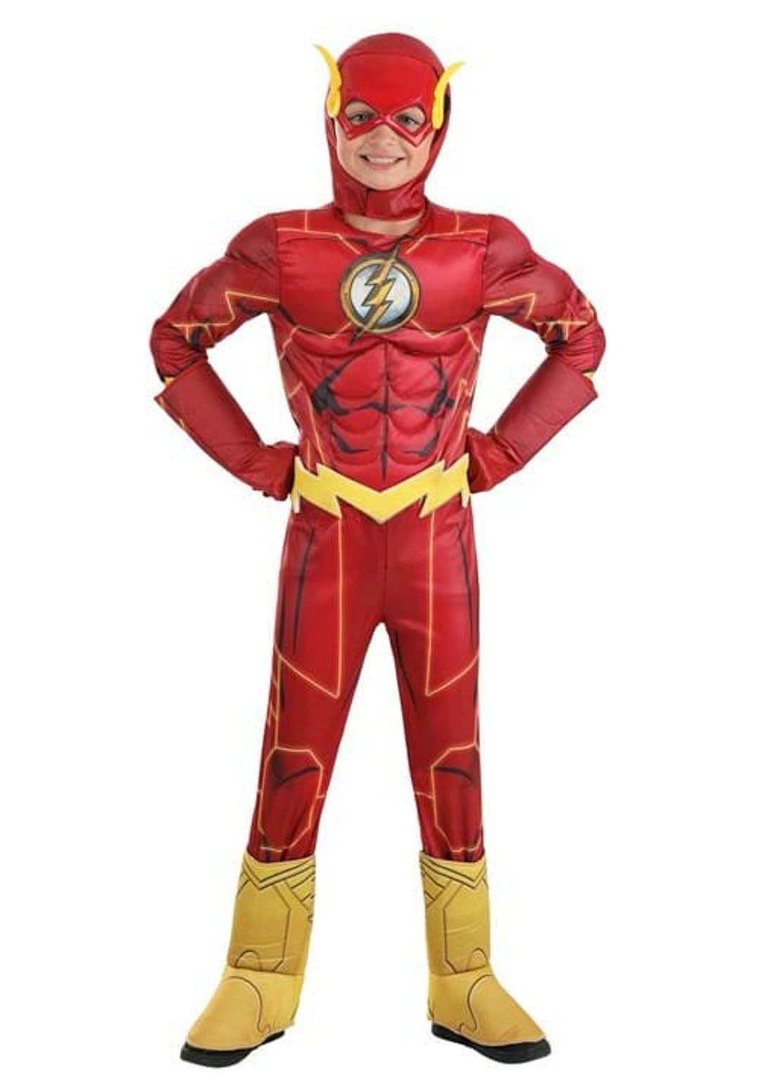 Deluxe Kids Flash Costume for Children Halloween Costume Party - Etsy