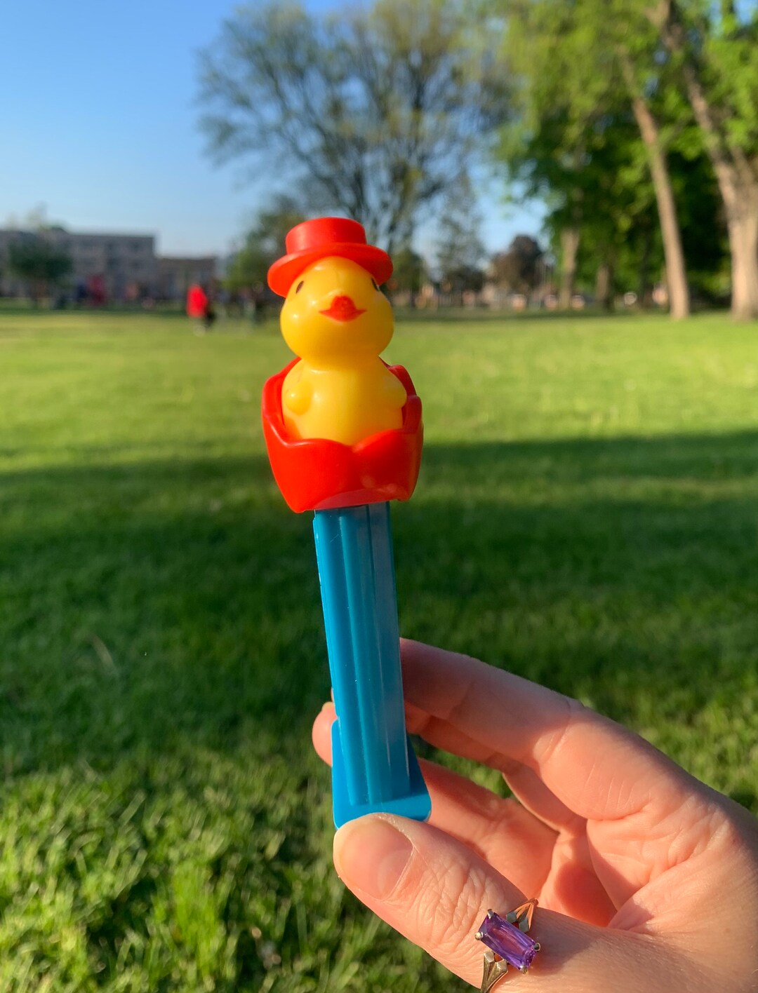 Vintage Pez Candy Dispenser 1990, Easter Edition Chick in Shell W Feet ...