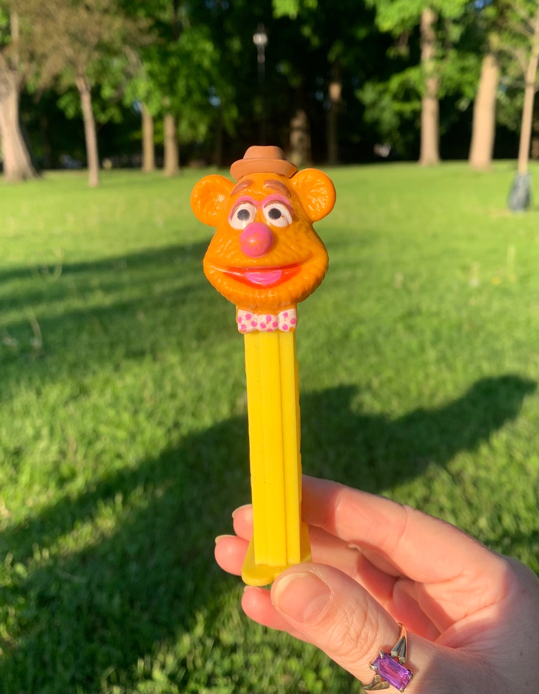 Vintage Pez Candy Dispenser, the Muppets Fonzie, Yellow Stem W Feet ...